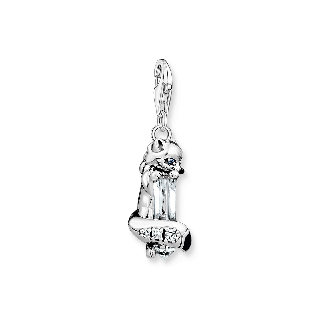 Thomas Sabo Thomas Sabo Silver Cubic Zirconia Arctic Fox Charm ...